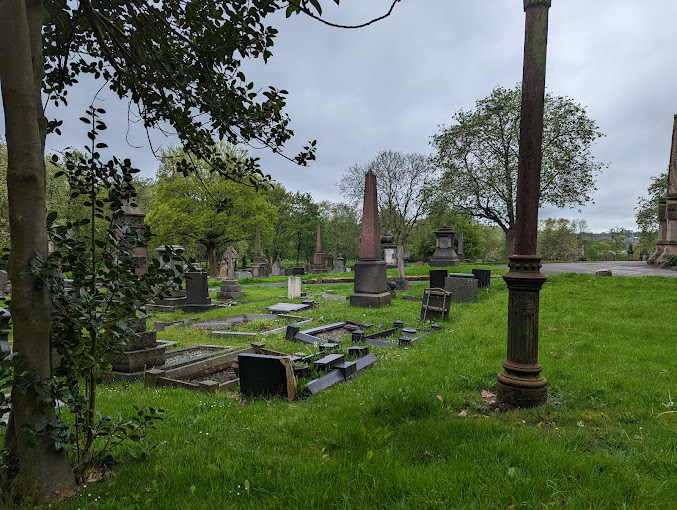 Hanley Cemetery - C McGough & Son's Directory